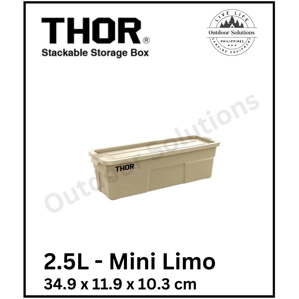 2.5L Mini Limo THOR Heavy Duty Stackable Storage Box | Shopee Philippines