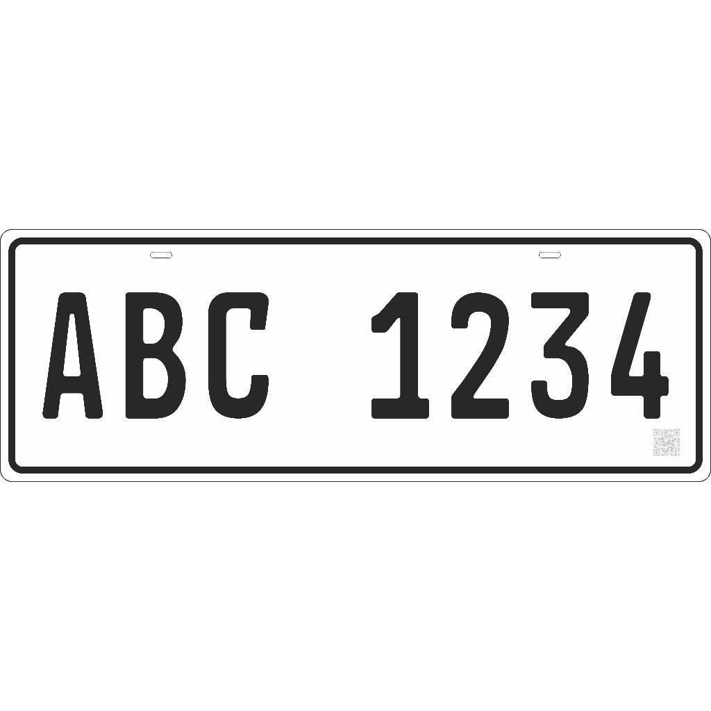 CAR PLATE SOLO (QR CODE) | Shopee Philippines