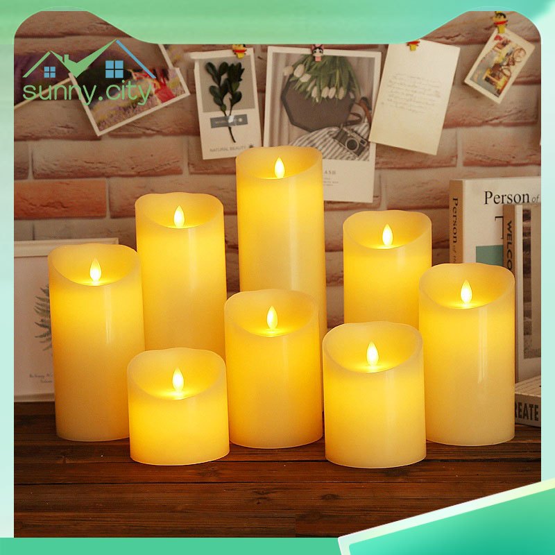 LED Flameless Candle Lamp Party Wedding Birthday Decoration Plastic LED ...