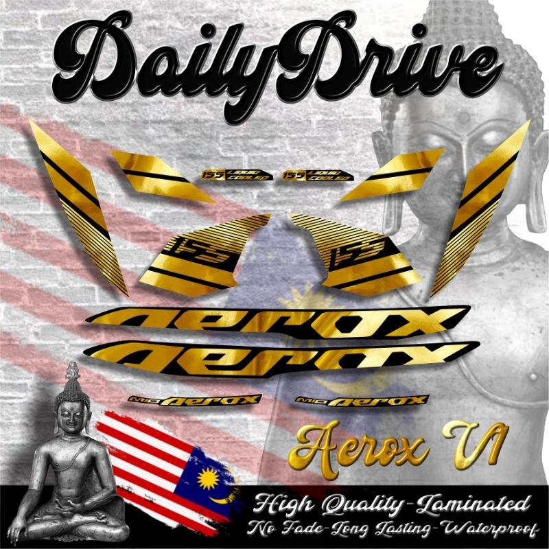 Yamaha Aerox 155 V1 Decal Stickers | Shopee Philippines