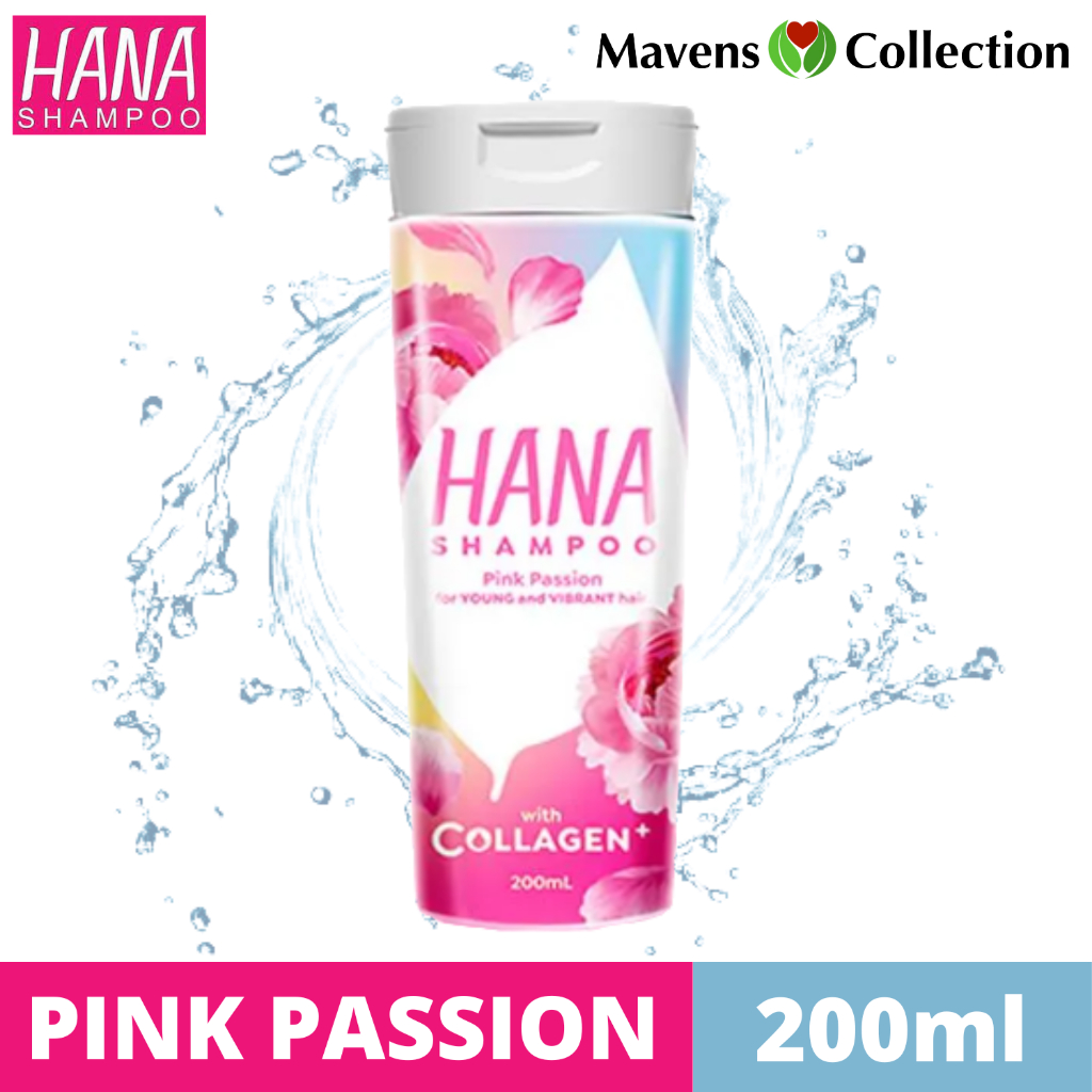 HANA Shampoo Pink Passion with Collagen 200ml | Shopee Philippines