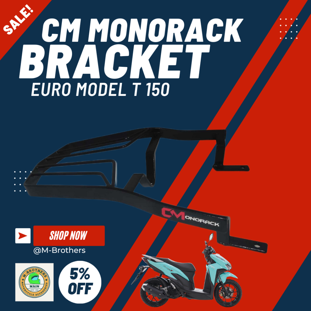 Euro Model T 150 Round Bar Monorack Bracket | Shopee Philippines