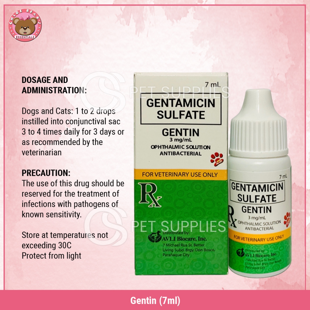 BOB-GENTIN EYE DROPS OPHTHALMIC SOLUTION ANTIBACTERIAL GENTAMICIN ...
