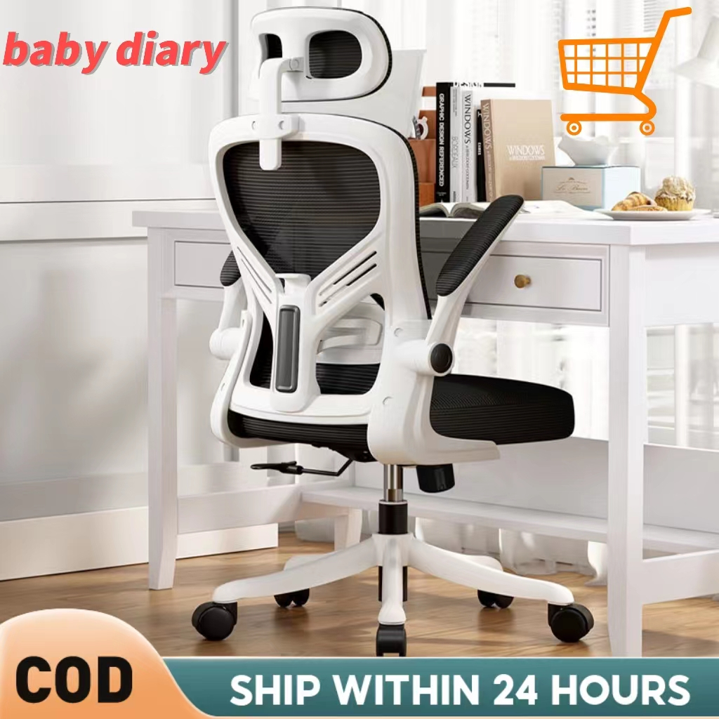 Office chair Korean Style Ergonomics Chair Computer Chair Study Chair ...