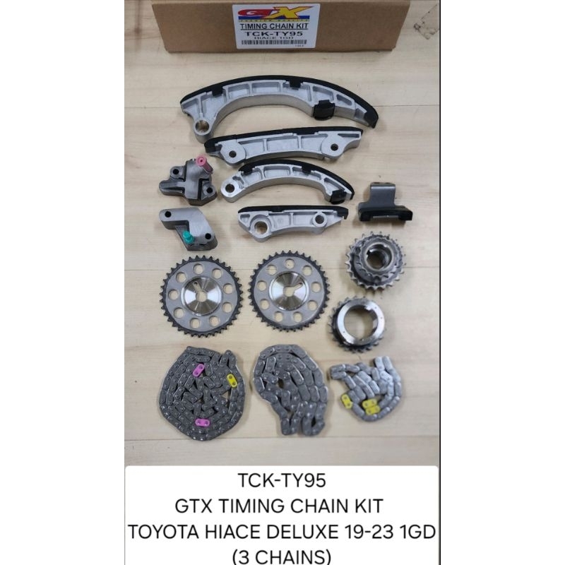 Timing Chain Kit Toyota Hiace Deluxe (2019-2023) 1GD (3 Chains ...