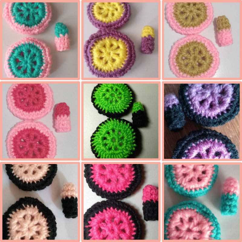 6cm or 2.5 inches SOFT ACRYLIC HEADSET COVER with Mic Cover 2-color ...