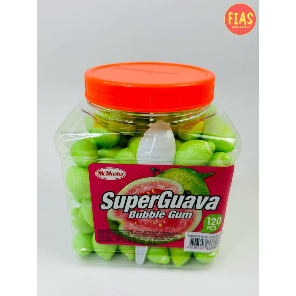 120 Pieces Super Guava Bubblegum Jar / Paninda | Shopee Philippines