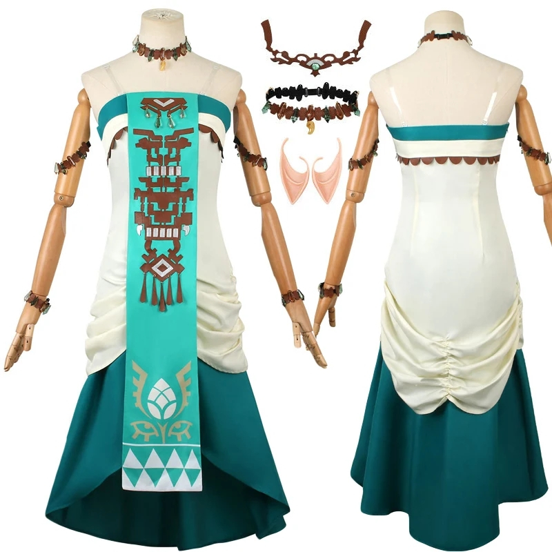 Zeldar: Cosplay the Kingdom Tears Princess Cosplay Dress Costume Women ...