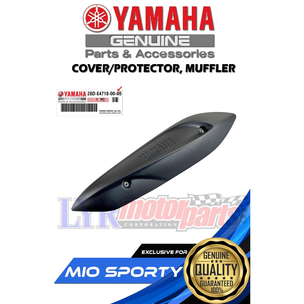 YAMAHA GENUINE COVER/PROTECTOR, MUFFLER, MIO 115 SPORTY ( 28D-E4718-00 ...
