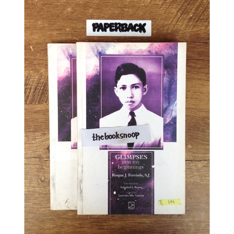 Glimpses Into my Beginnings Roque Ferriols, SJ filipiniana | Shopee ...