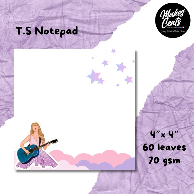 Taylor Swift - Notepads 4” x 4” 60 leaves | Shopee Philippines