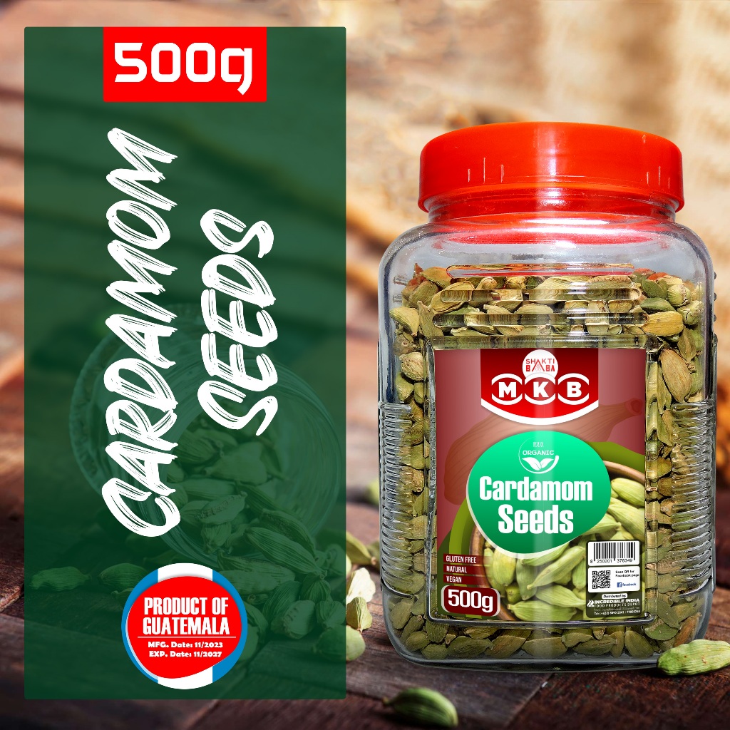 Cardamom Seed Green in Glass Bottle 500g | Shopee Philippines