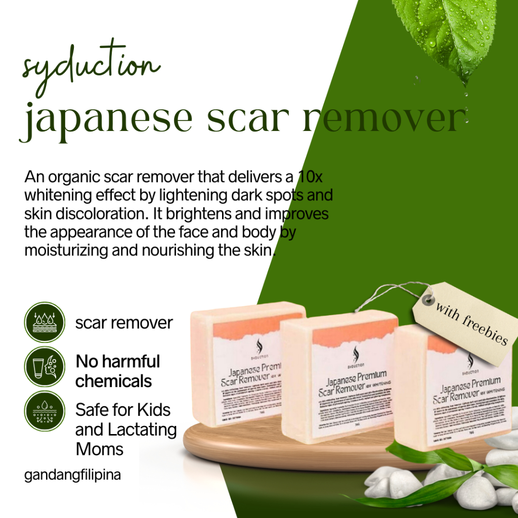 Syduction japanese premium scar remover 10x whitening 70g soap and for ...