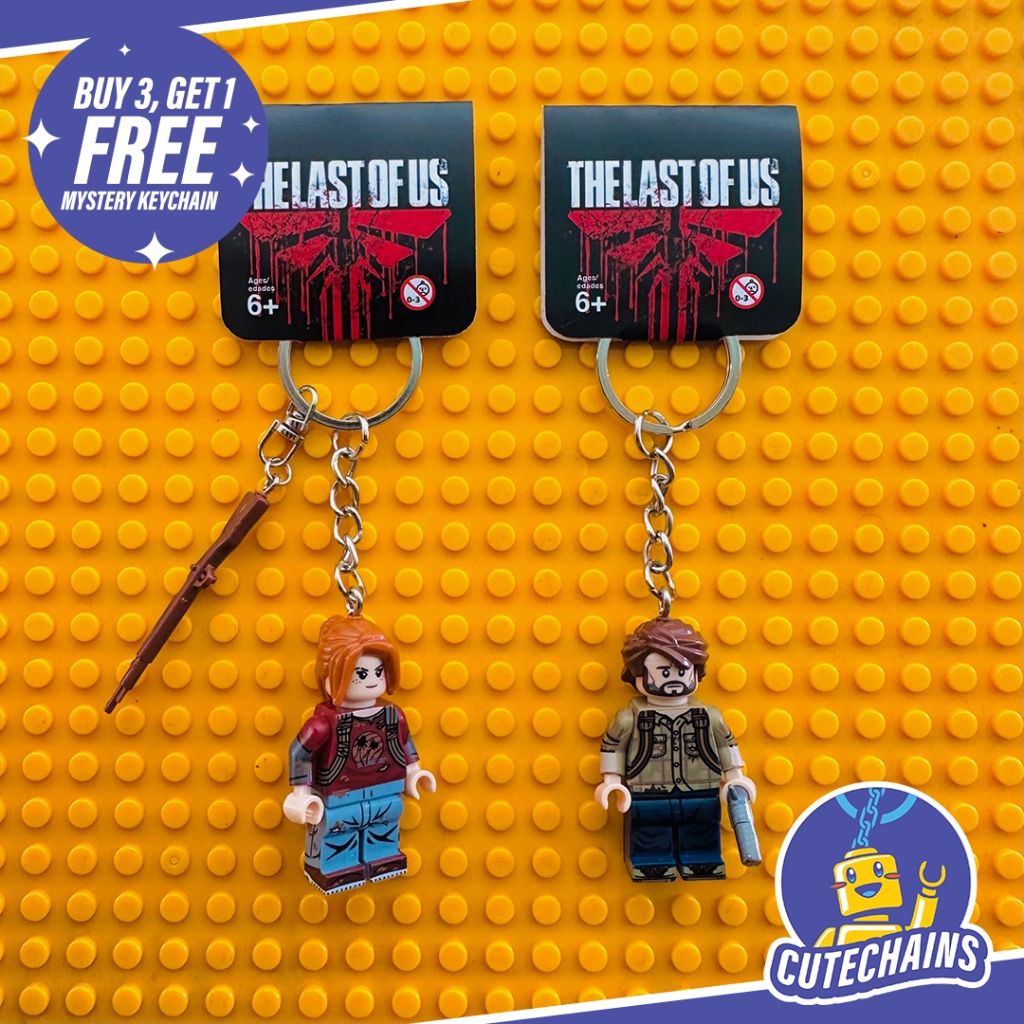 [PROMO] The Last of Us Ellie Joel Custom Brick Keychain | Shopee ...