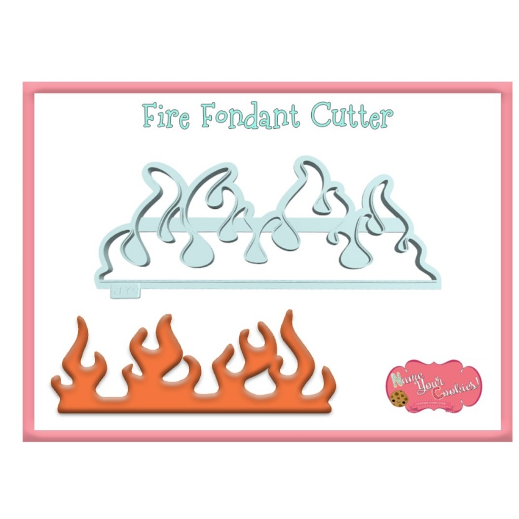 FLAME/FIRE FONDANT CUTTER 2x6 inches | Shopee Philippines