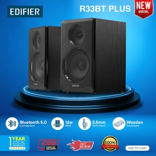 Edifier R33BT PLUS 16W RMS EDIFIER BLUETOOTH SPEAKER - BLACK | Shopee ...
