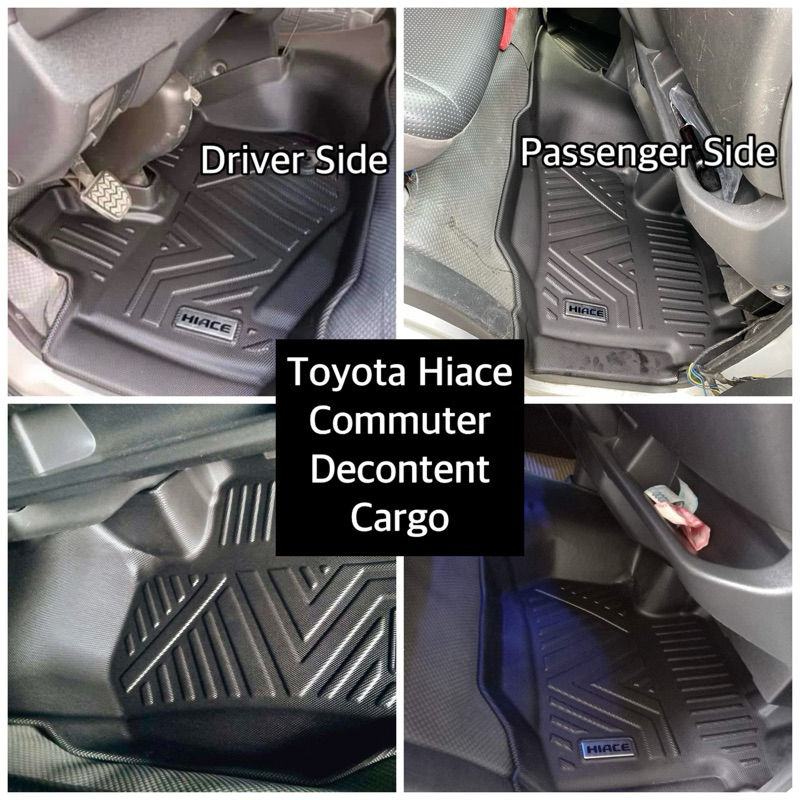 TOYOTA HIACE 2005 - 2025 5D DEEP DISH MATTING VERSION 3 | Shopee ...