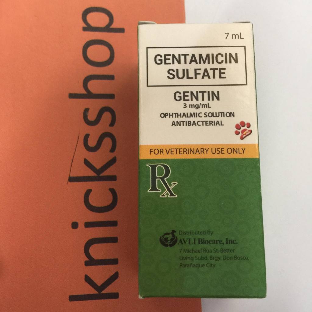 Gentin antibacterial eye solution for pets | Shopee Philippines