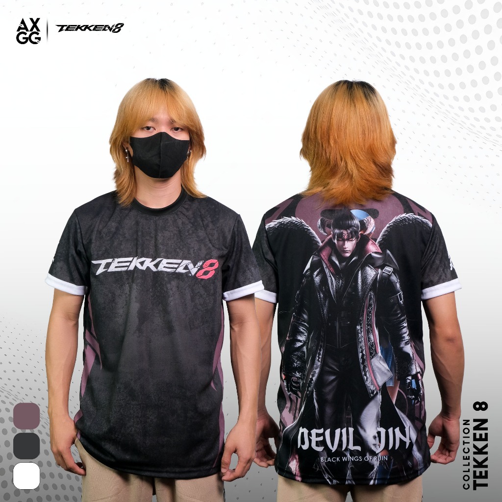 AXGG " Tekken 8 " - Jin/Devil Jin Gaming T-Shirt | Shopee Philippines