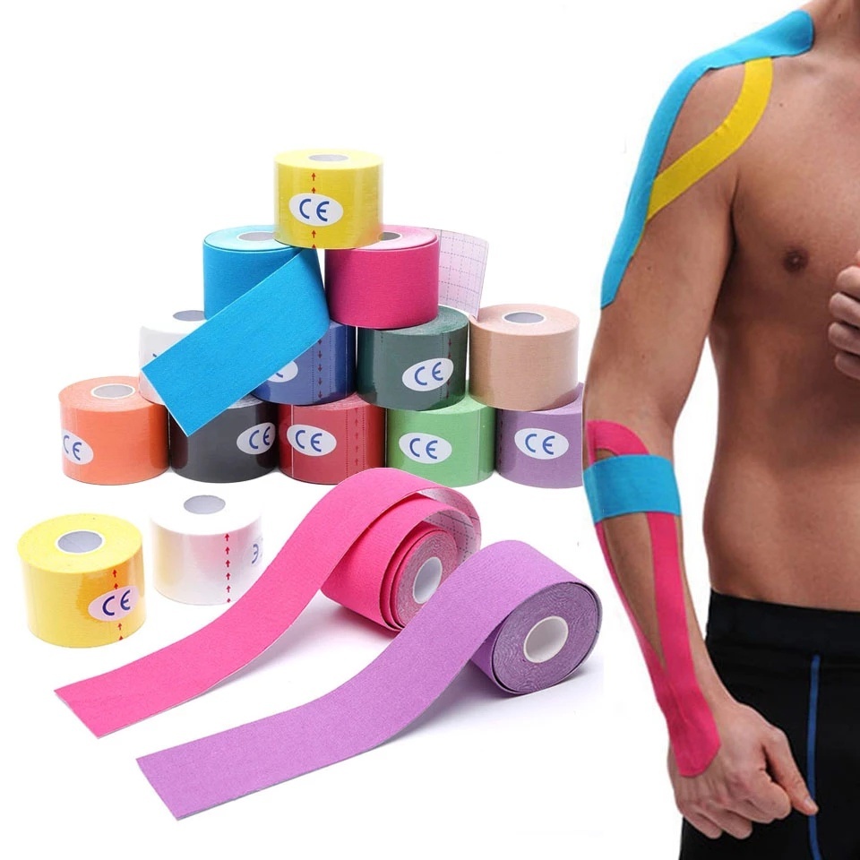 Kinesiology Tape Muscle Sticker Muscle Pain Relief Bandage Fitness ...