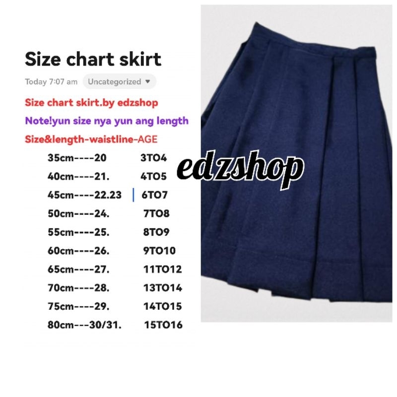 PALDA SCHOOL UNIFORM,KINDER TO HIGHSCHOOL.(COTTONBIRD FABRIC) | Shopee ...