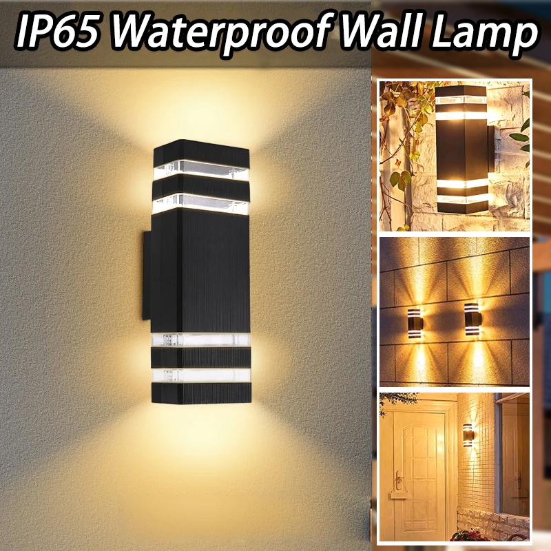 Nordic modern decorative waterproof wall lamp for balcony courtyard ...