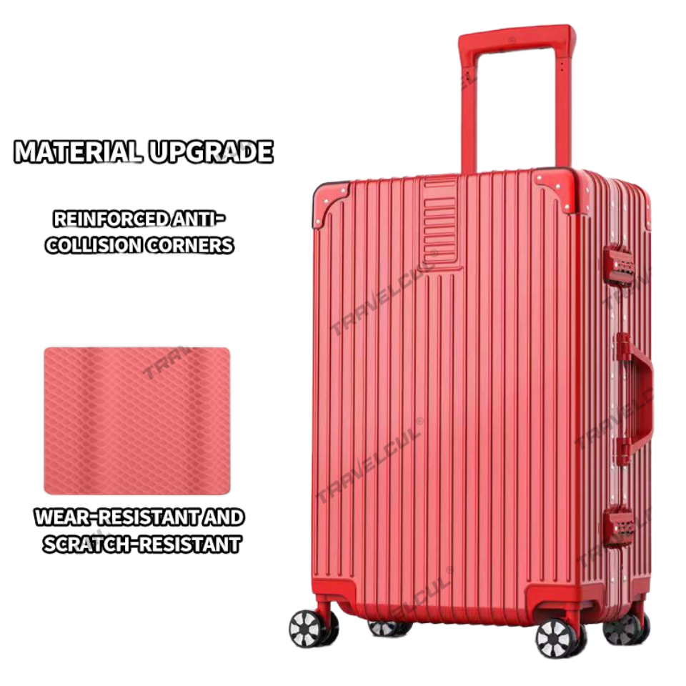 Aluminum 20/24 Inches Suitcase Luggage Scratch-resistant Middle Frame ...