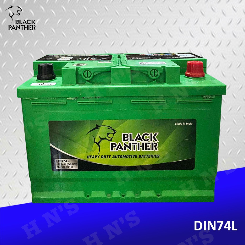 Black Panther DIN74 ( BM DIN74L ) Heavy Duty Maintenance Free Car ...