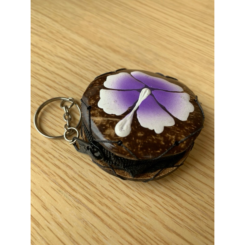 coconut shell keychain with coin purse | Shopee Philippines