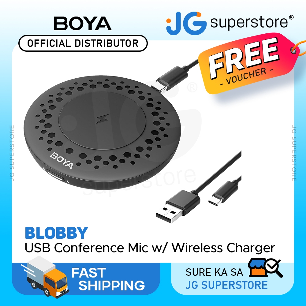 BOYA Blobby Portable USB Omnidirectional Conference Mic, 5W Smartphone ...