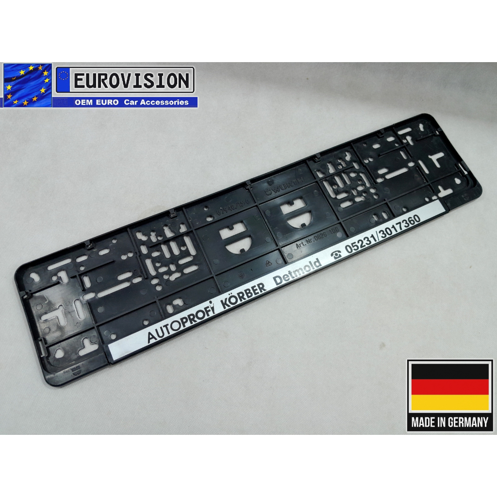 Plateholder from Germany - Various German Car Dealer Euro Plate Holder ...