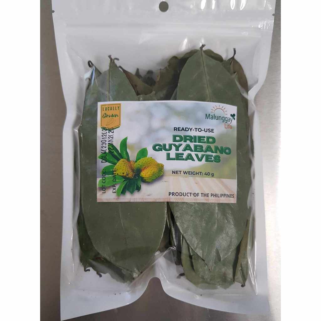 Guyabano leaves 40g 80-120pcs dried dehydrated pure natural organic ...