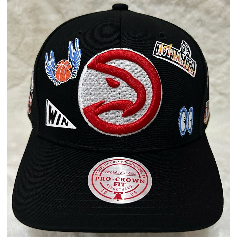 LJS CAPGAMING MITCHELL & NESS PRO CROWN FIT NBA ATLANTA HAWKS (HAND ...
