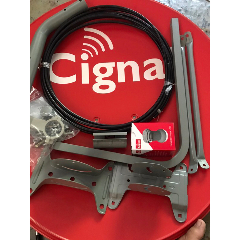 CIGNAL ODU/DISH/Plate(FREE LNB, WIRE) | Shopee Philippines