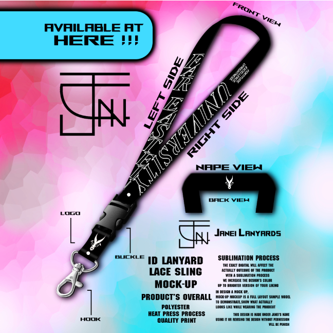 FEU | Minimalist | Far Eastern University | ID Lace Lanyard with ...