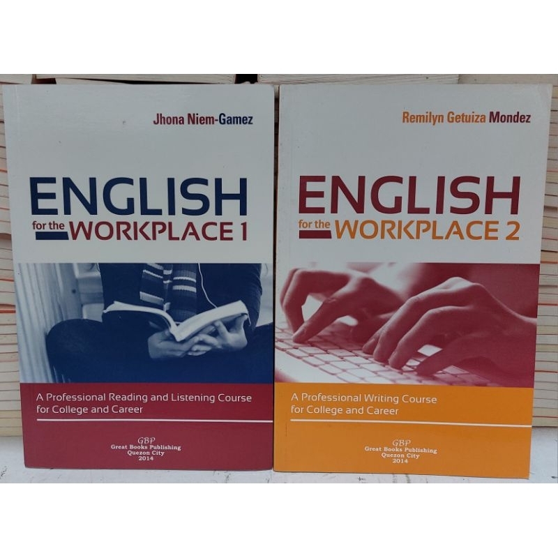 ENGLISH for the WORKPLACE Book Set 1 and 2: A Professional Reading and ...