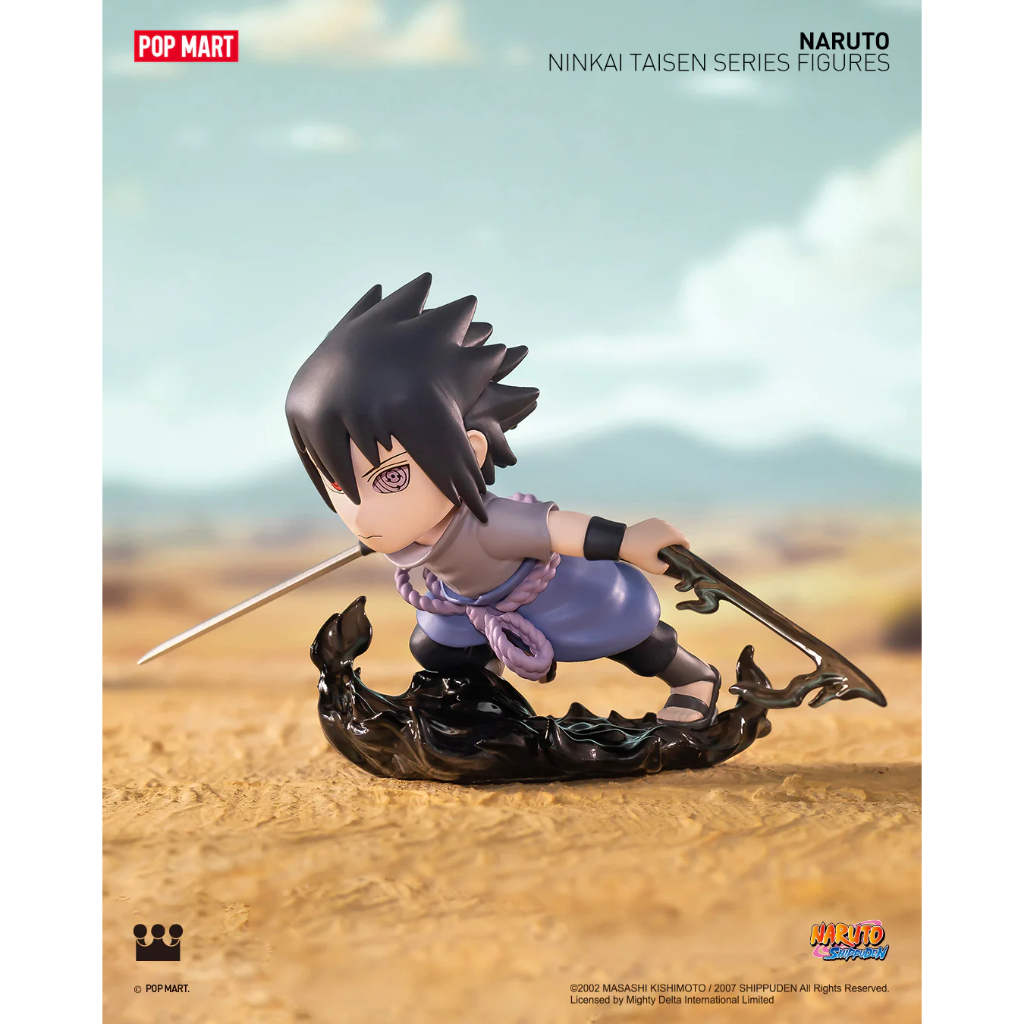 POP MART Uchiha Sasuke Naruto Ninkai Taisen Series Figures | Shopee ...