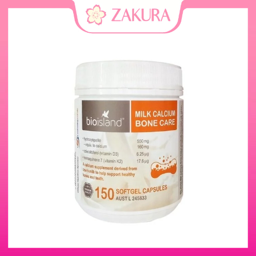 Bio Island Milk Calcium Bone Care 150 capsules | Shopee Philippines