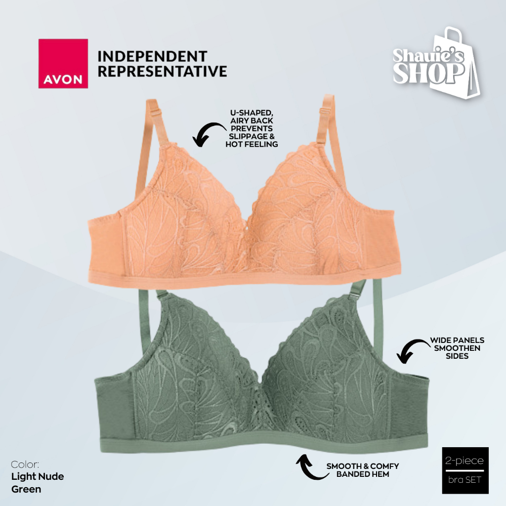 AVON Tessa Non-Wire 2-pc Bra Set | Shopee Philippines
