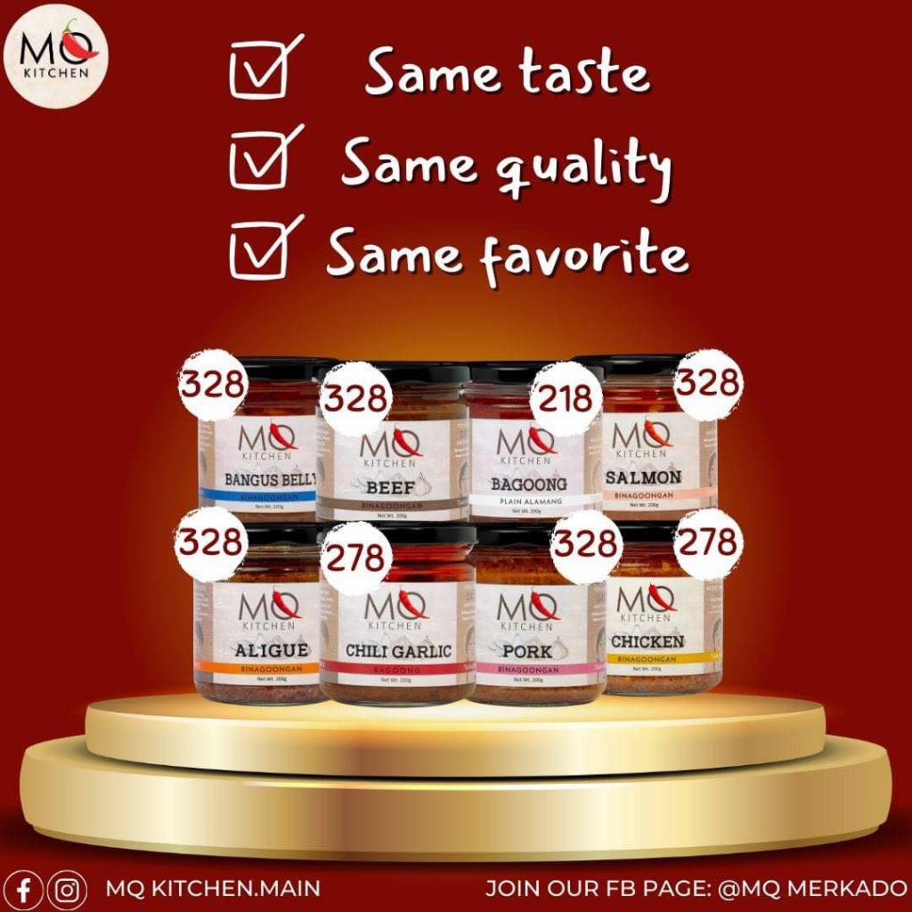 MQ Kitchen Bagoong Reseller package | Shopee Philippines