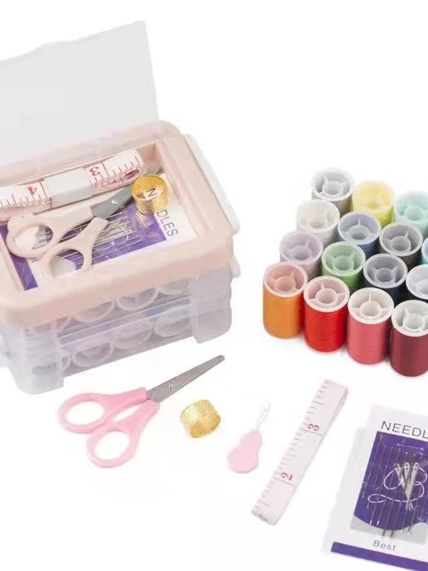 vita 30pcs sewing box three layers Sewing Kit Needlework Box Set ...
