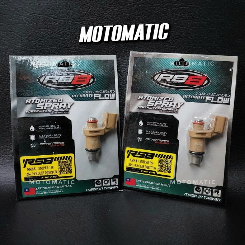 SNIPER 150 - V1 / NMAX - V1 | RS8 Injector ( 130 / 150 / 10holes ...