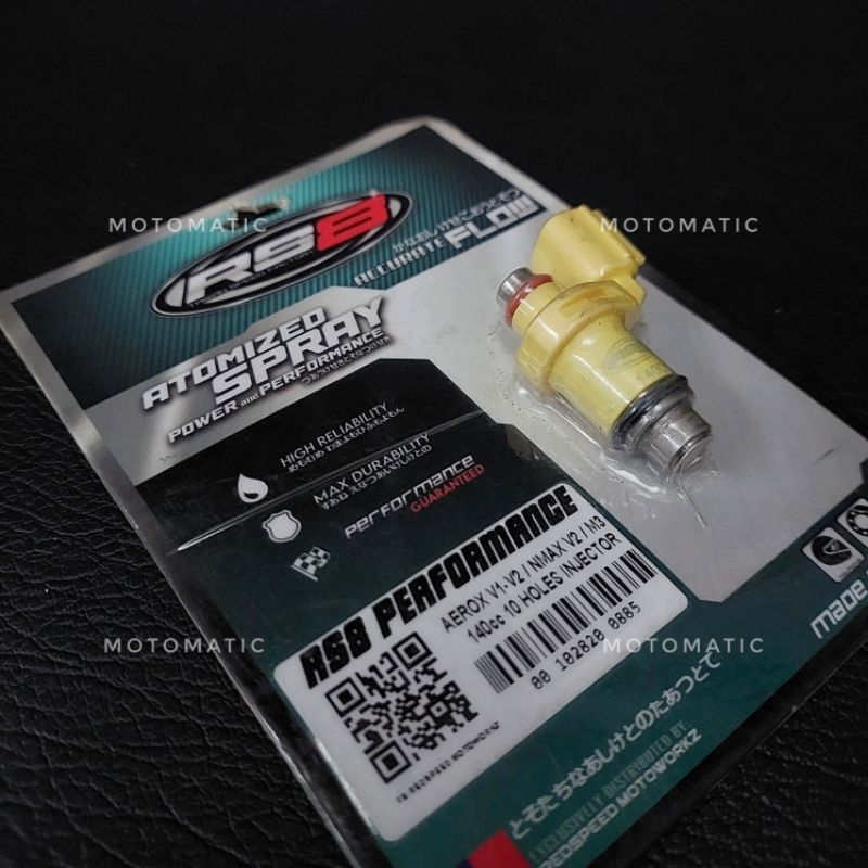 SNIPER 155 & 150-V2, NMAX V2, AEROX, MIO i 125 | RS8 fuel injector (130 ...