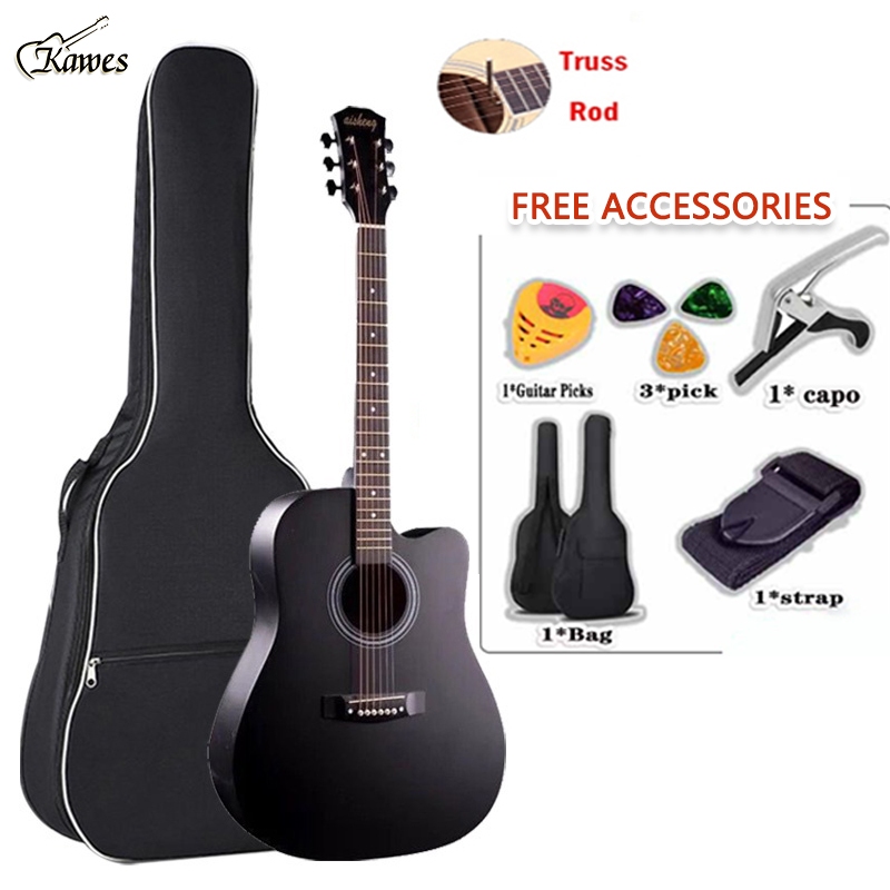 Guitar 38/41Inch Acoustic Guitar Low Action Gitara Original Suitable ...