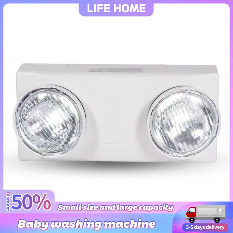 LED Wall Mounted 2*3W Emergency Light Twin Dual Eye Rechargeable Light ...