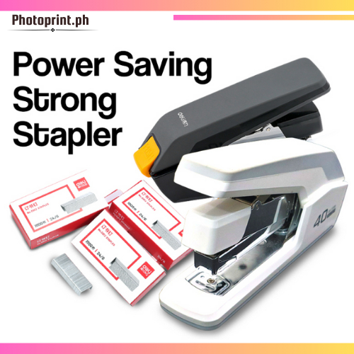 Power Saving Strong Stapler White & Black Can Staple Up To 40 Sheets ...