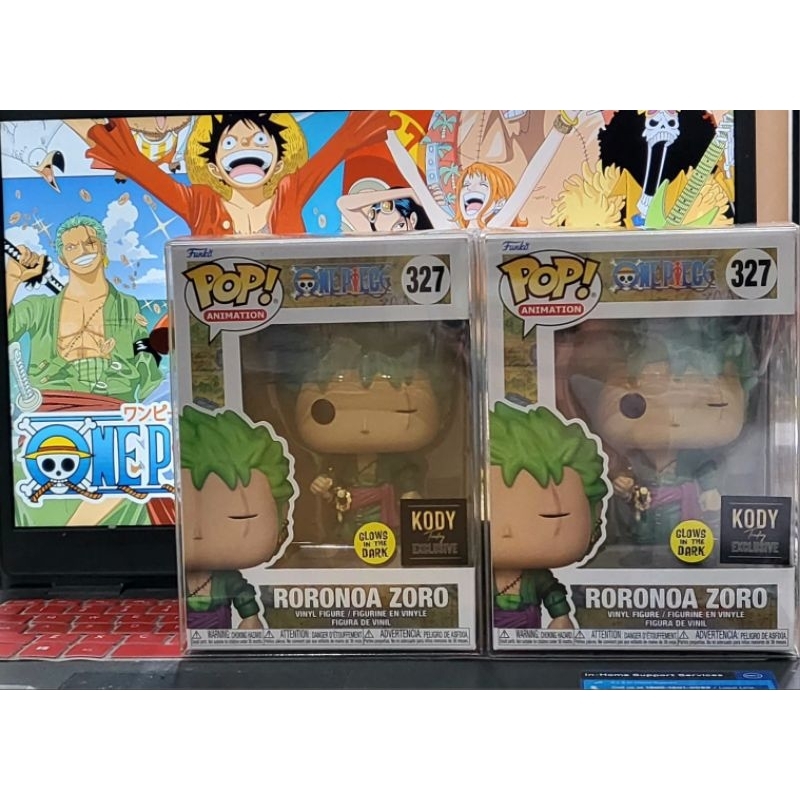 Funko Pop! One Piece: 327 Roronoa Zoro (GITD) - Kody | Shopee Philippines