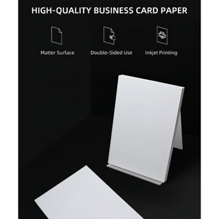 A4 Calling card paper 50 Sheets Double-Sided Matte Business Card Paper ...
