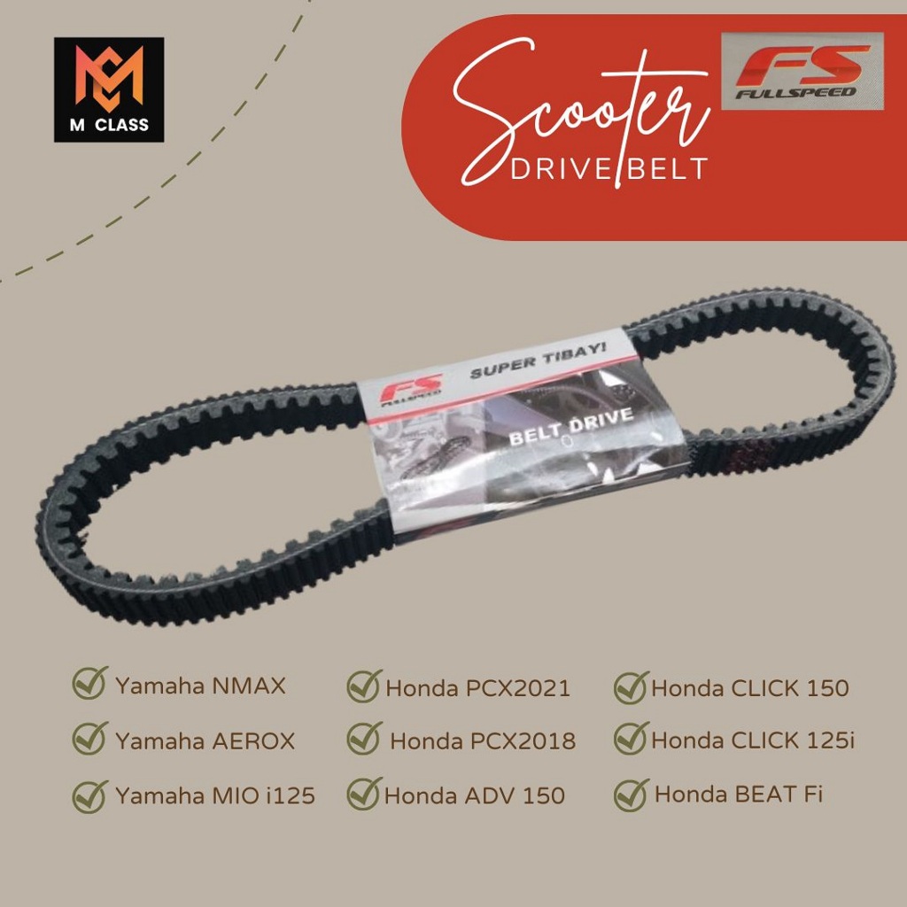 SUPER TIBAY FULLSPEED SCOOTER DRIVE BELT FOR NMAX, AEROX, MIO i125 ...
