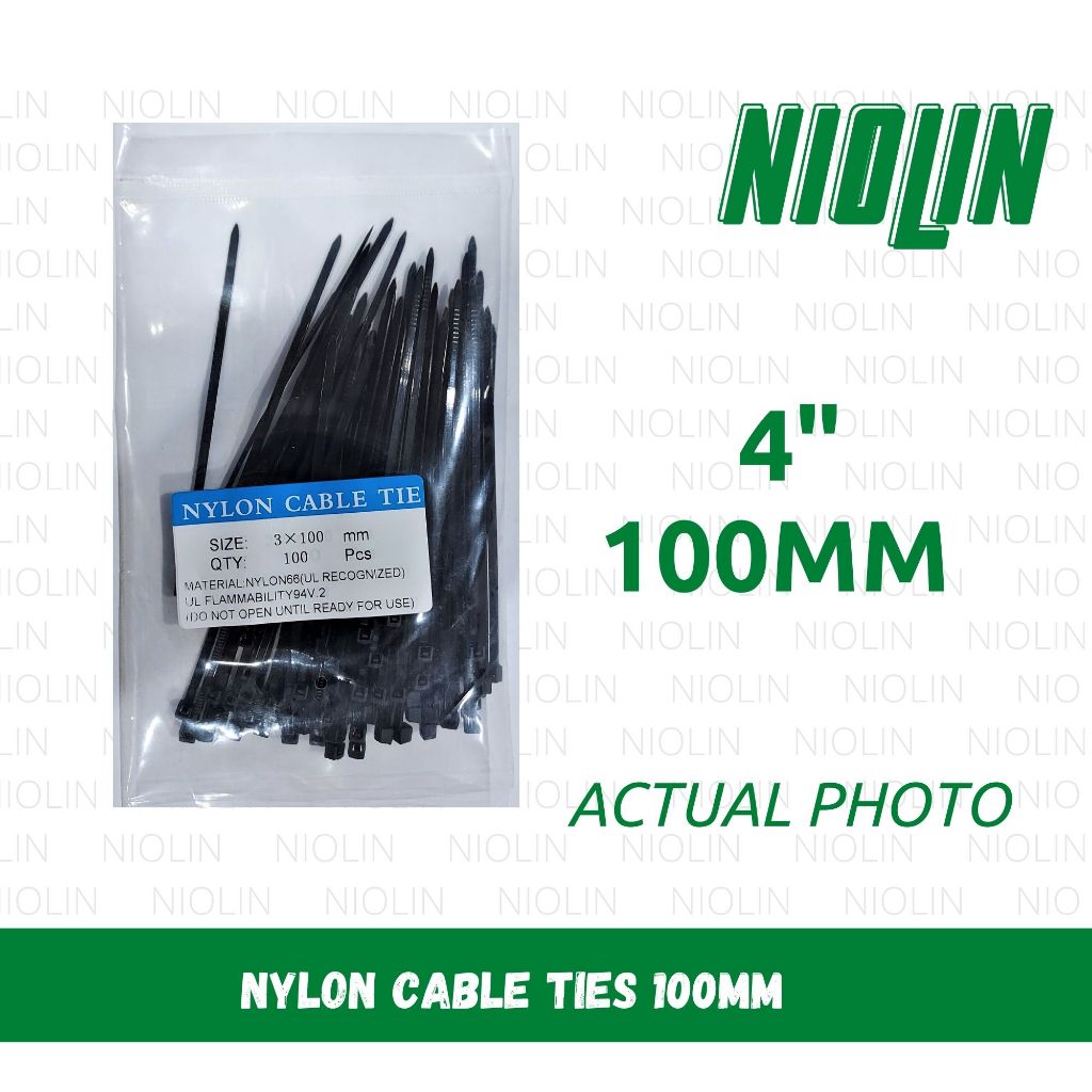100 pcs Cable Ties Black or White ( per pack ) | Shopee Philippines